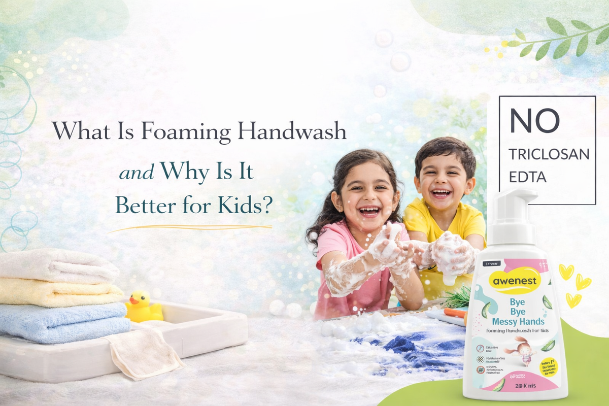 What Is Foaming Handwash and Why Is It Better for Kids?
